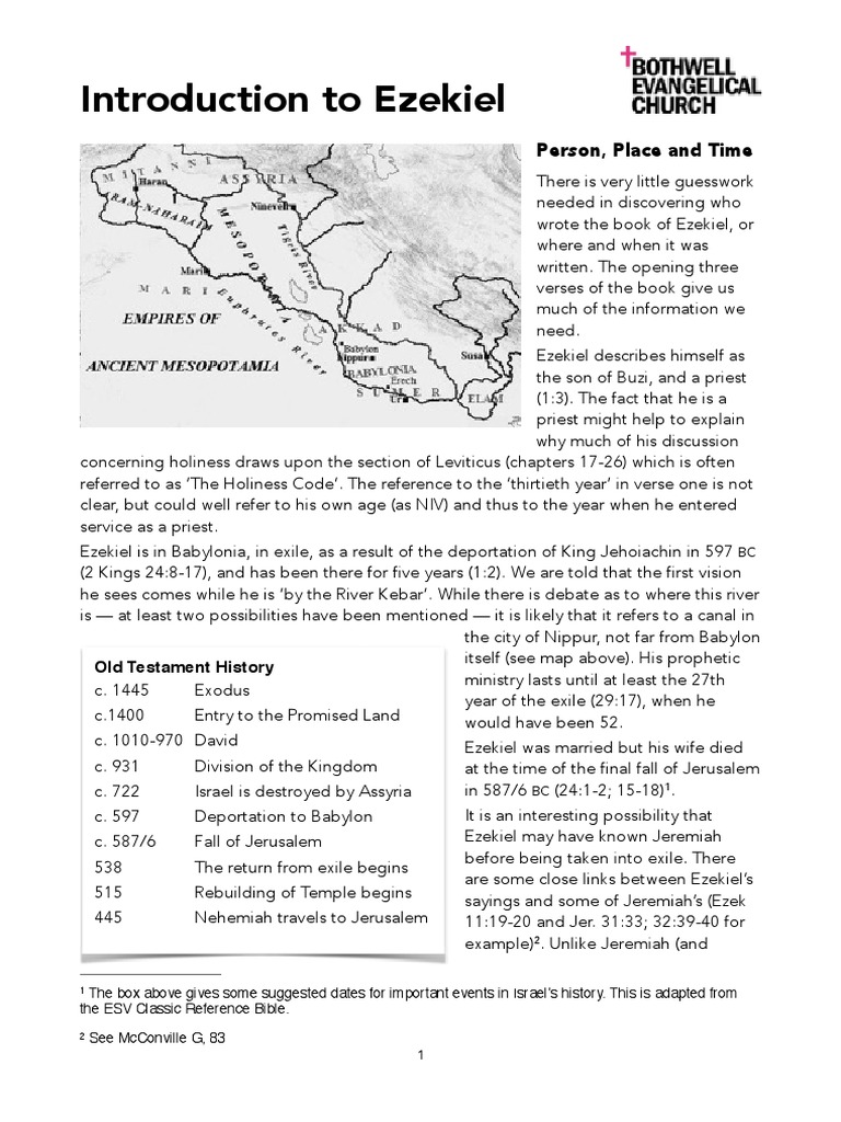 Introduction To Ezekiel | PDF | Ezekiel | Book Of Ezekiel