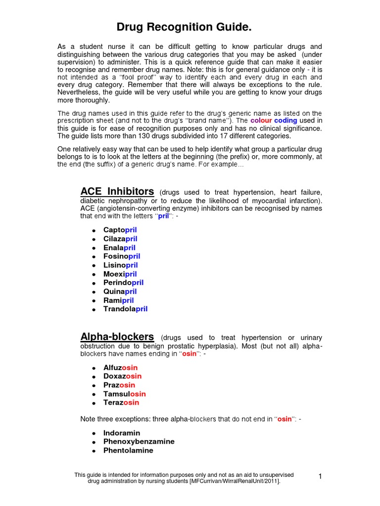 Drug Recommendation Guide | PDF | Benzodiazepine | Antibiotics