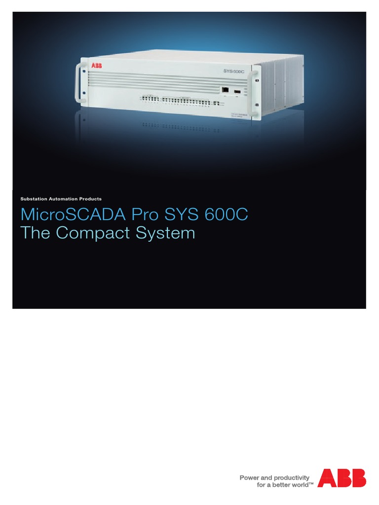 Microscada Pro Sys 600c | PDF | Gateway (Telecommunications) | Scada