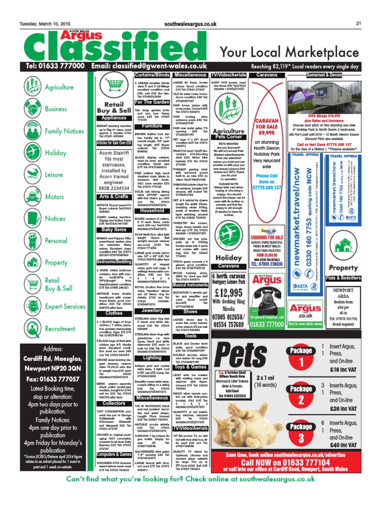 Classified: Your Local Marketplace | PDF | Advertising | Ford Motor Company