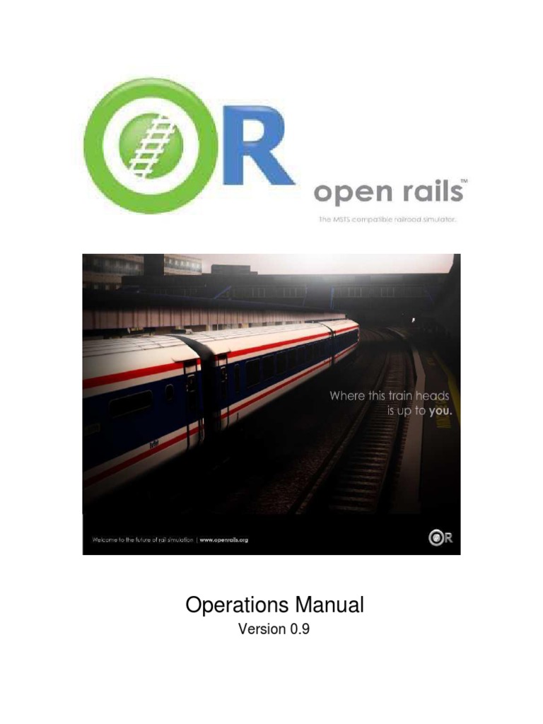 OpenRails Manual | PDF | Steam Locomotive | Simulation