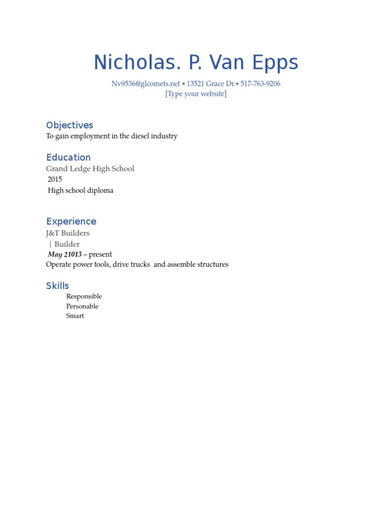 Nick Resume Final | PDF | Career & Growth | Business