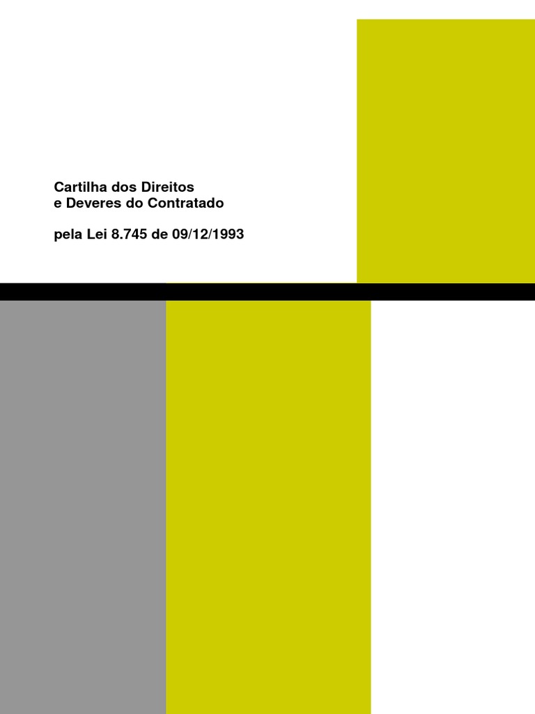 Cartilha Do Contratado Pela Lei 8745-93 | PDF | Aposentadoria | Governo