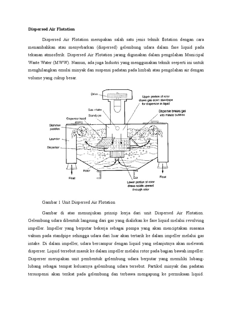 Dispersed Air Flotation | PDF