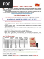 NZ Post Parcel Rates and Sizes Guide | PDF | Post Office Box | Mail