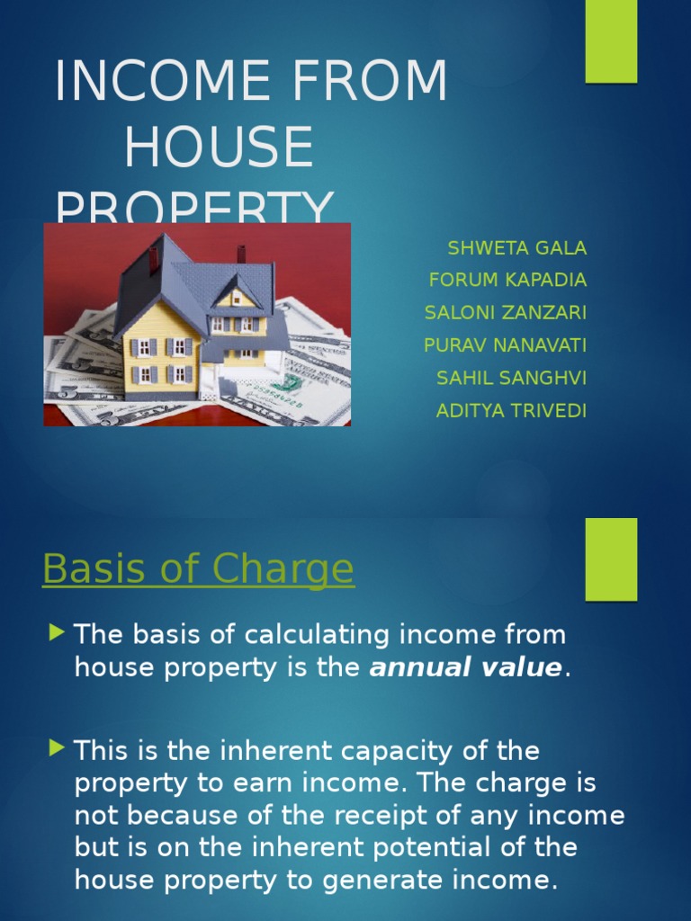 Income from House Property Explained | PDF | Tax Deduction | Taxes