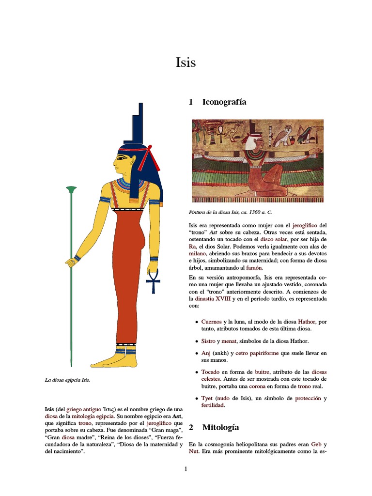 Isis | PDF | Isis | Osiris