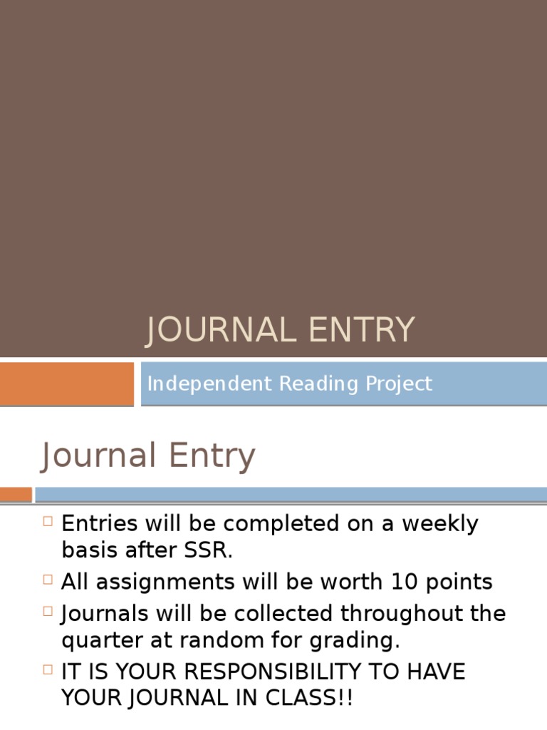Weekly Independent Reading Journal | PDF | Career & Growth | Self ...