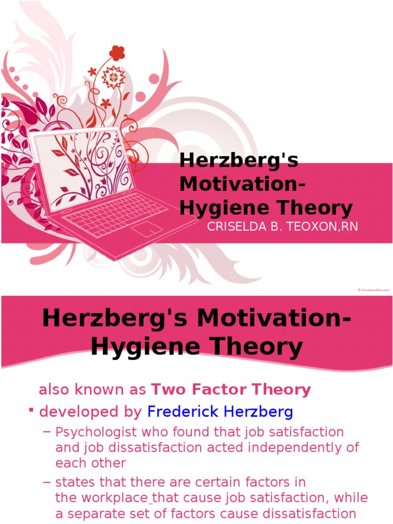 Herzberg's Motivation-Hygiene Theory