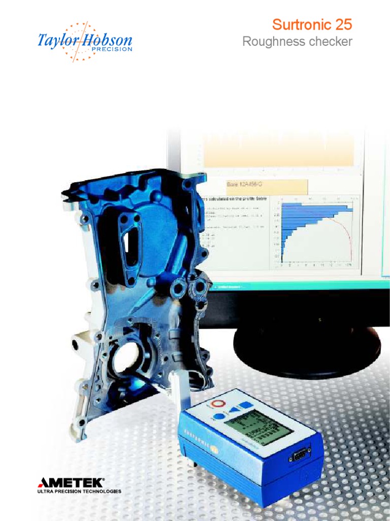 Surtronic 25: Roughness Checker | PDF | Surface Roughness | Science