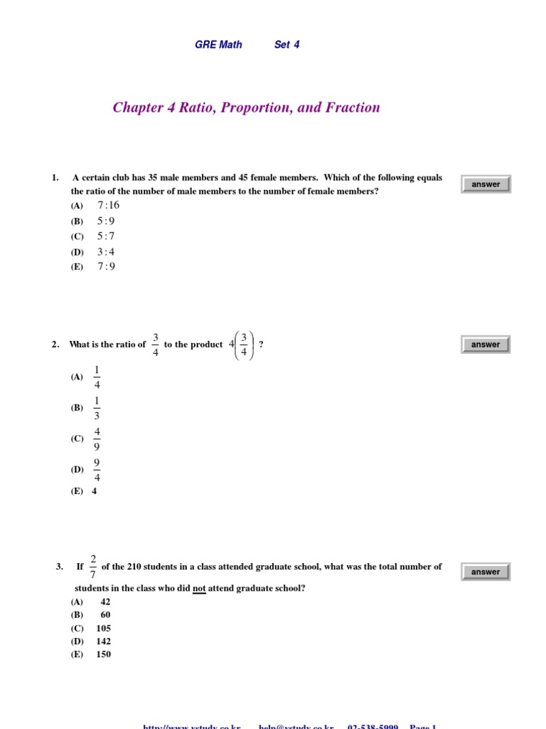 GRE Math 강좌 Set 4 | Graduate Record Examinations | Coffee