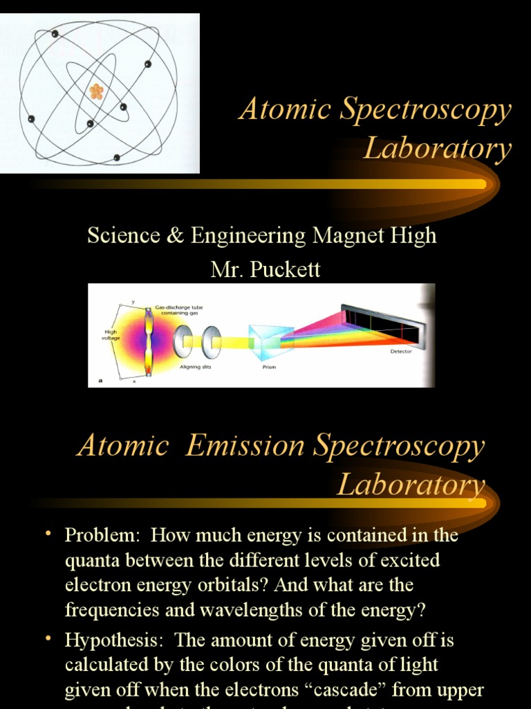 Atomic Spec Lab | PDF | Emission Spectrum | Spectroscopy