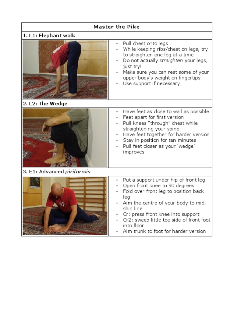 Master The Pike | PDF | Anatomical Terms Of Motion | Foot