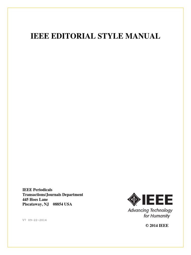 IEEE Style Manual Acesso Livre Indexa o De Mecanismos De Pesquisa