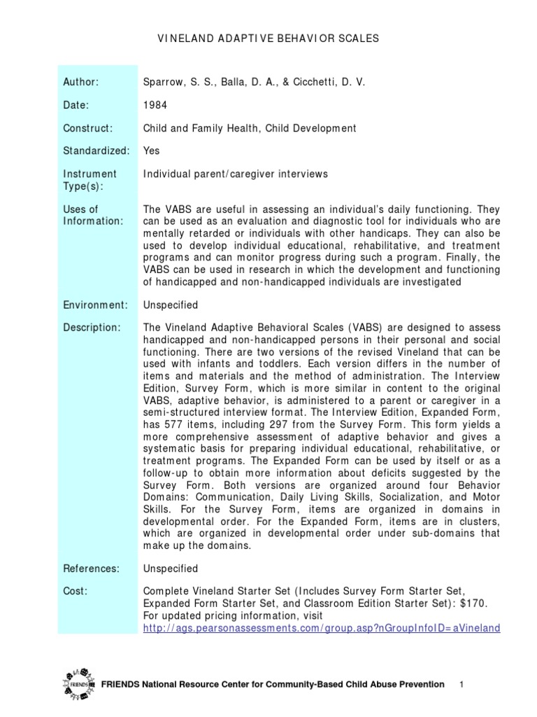 Vabs | Download Free PDF | Survey Methodology | Behavioural Sciences