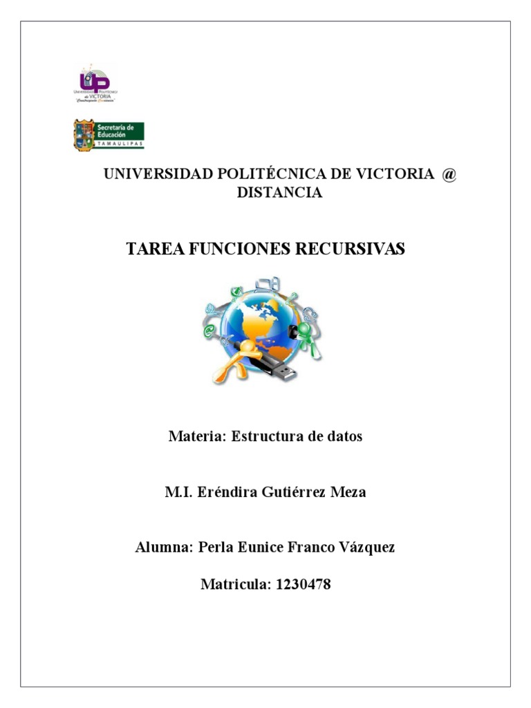 Ejemplos de Funciones Recursivas | PDF | Matemáticas discretas ...