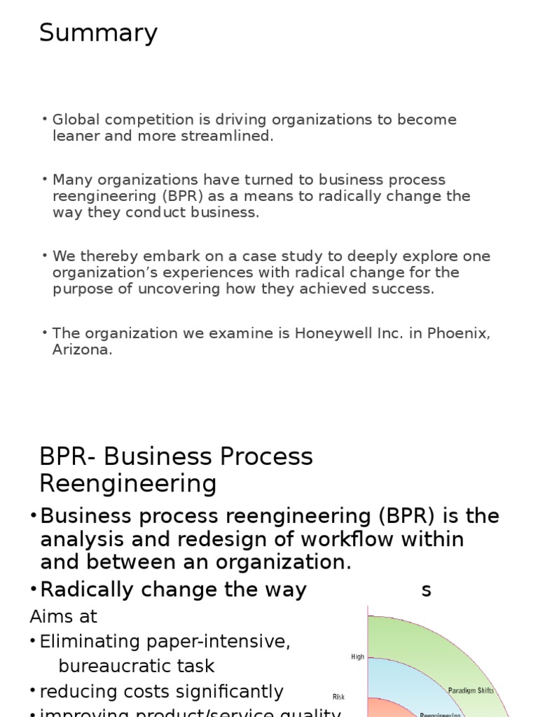 Honeywell BPR Case | PDF | Business Process | Emergence