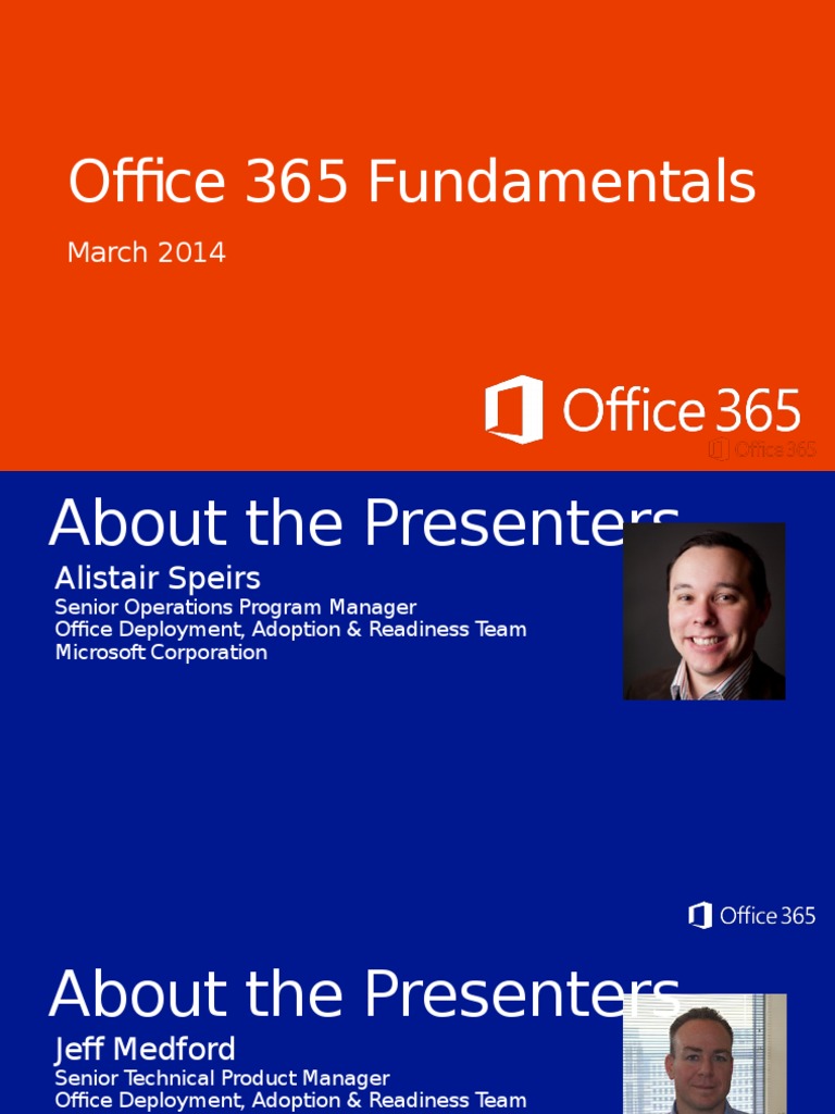 1 - Office 365 Fundamentals Introduction | PDF | Office 365 | Itil