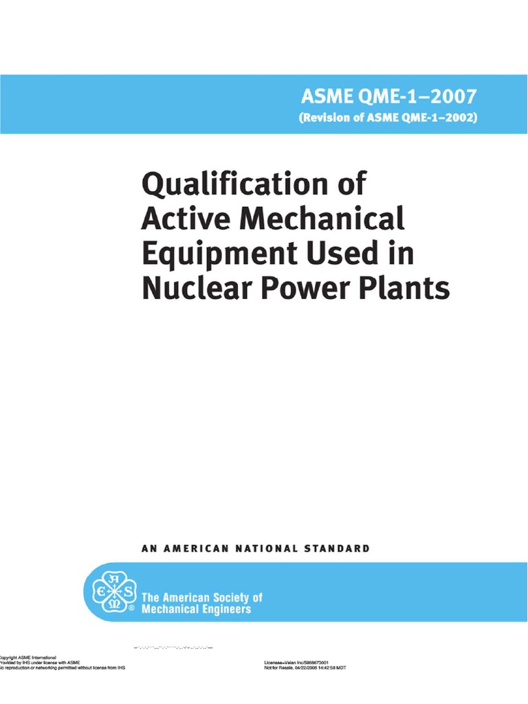 Asme Qme 1 | PDF
