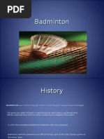 Chapter 1 Badminton Module | PDF | Racquet Sports | Athletic Sports