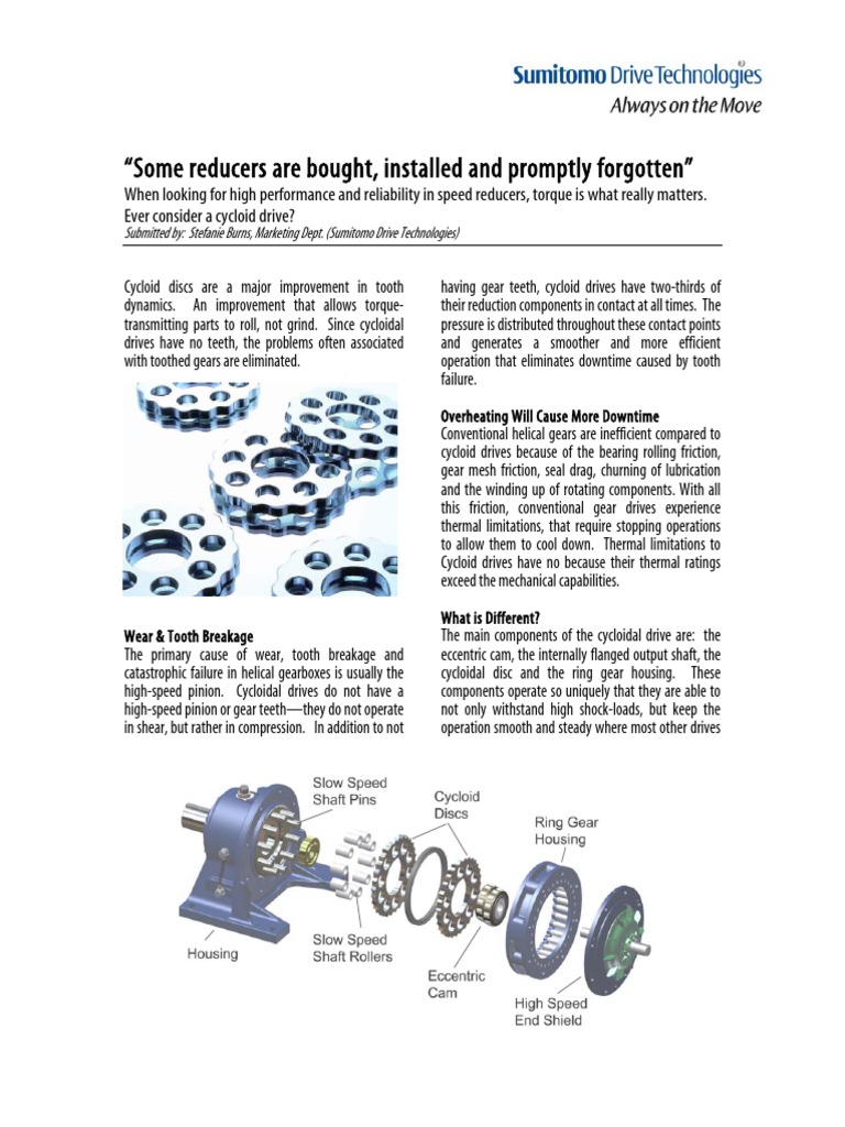 Cycloidal Gearing | PDF | Gear | Transmission (Mechanics)