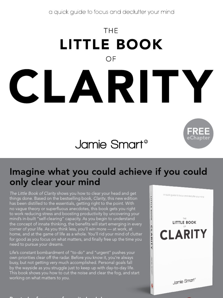 The Little Book of Clarity Sample Chapter | PDF | Mind | Thought