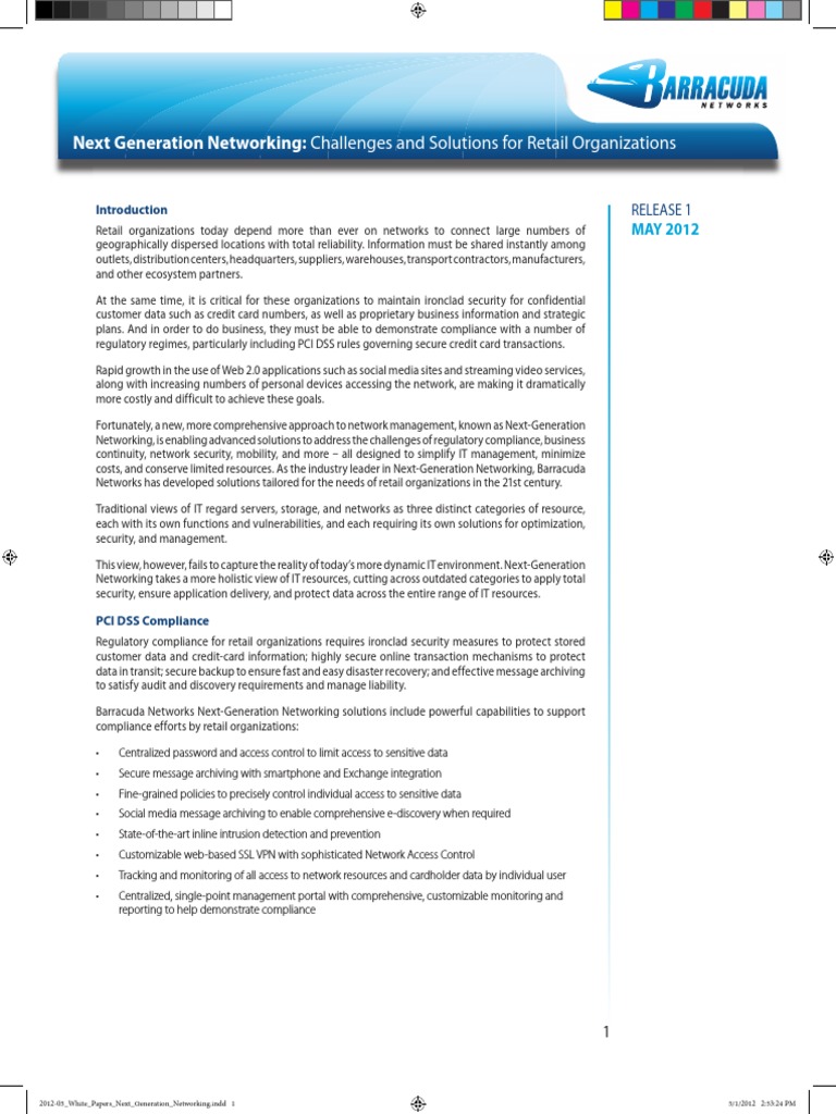 2012-05 White Papers Next Generation Networking PRINT | PDF | Cloud ...