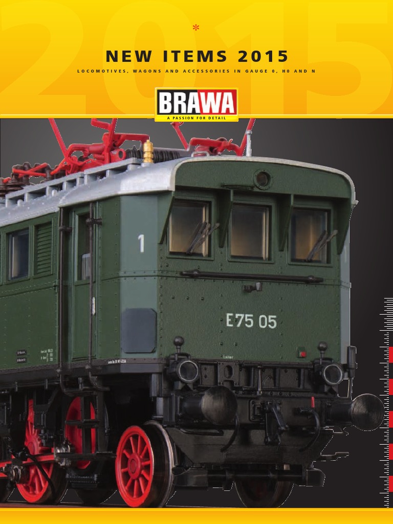 BRAWA New Items Catalogue 2015 | PDF | Steam Locomotive | Rail Transport