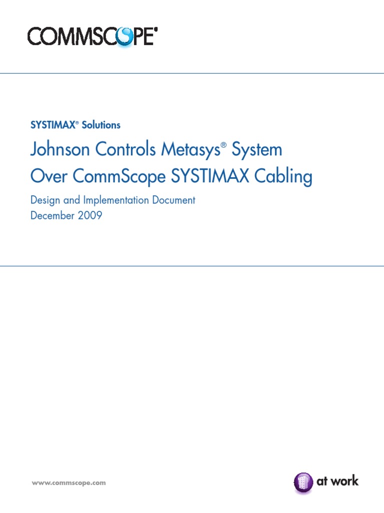 Johnson Controls Metasys System BR | Download Free PDF | Network ...