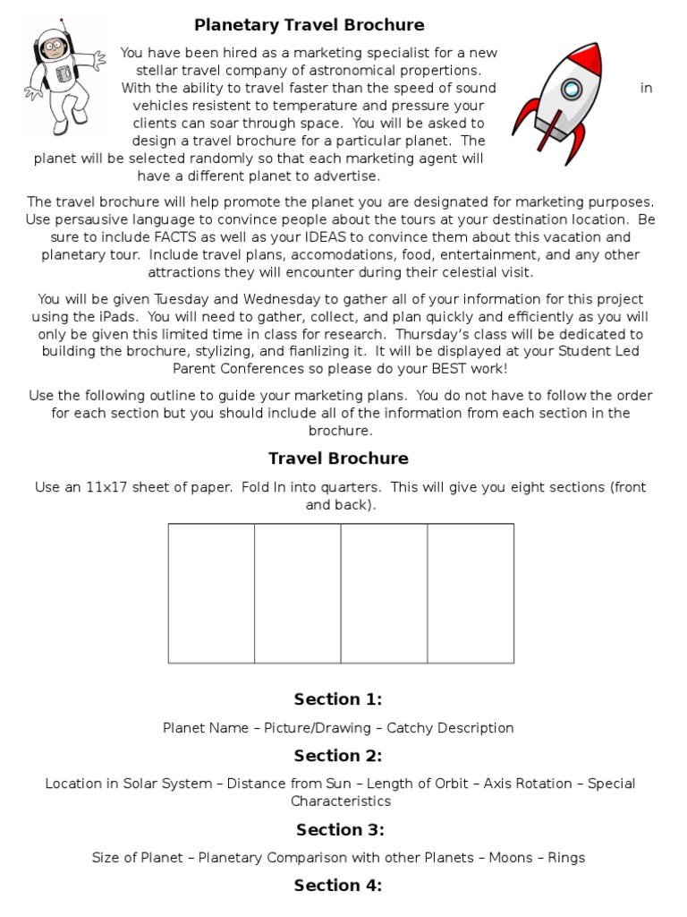 Planetary Travel Brochure | PDF | Space Exploration | Planets
