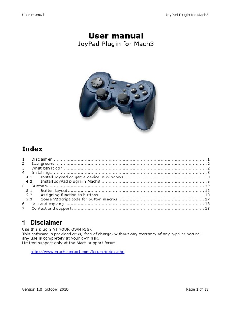 User Manual 1.0 PDF | PDF | Source Code | Microsoft Windows