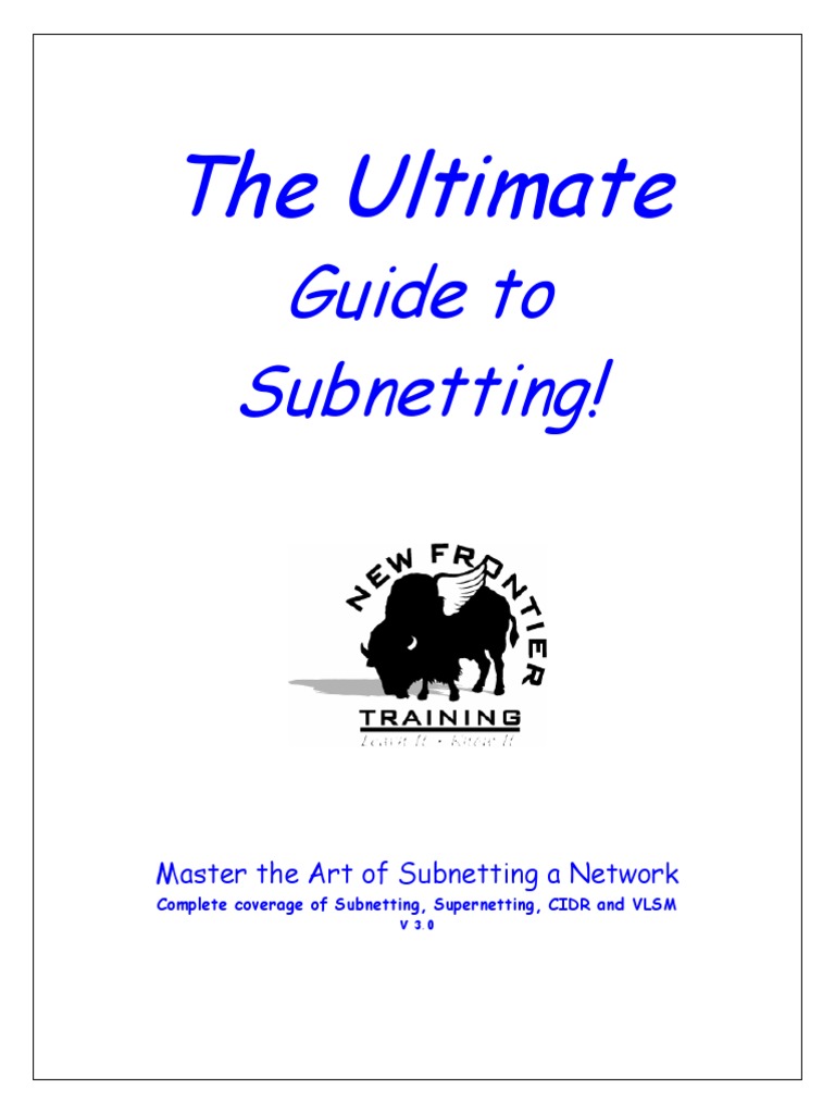 Ultimate Guide To Subnetting | PDF | Ip Address | Computer Network