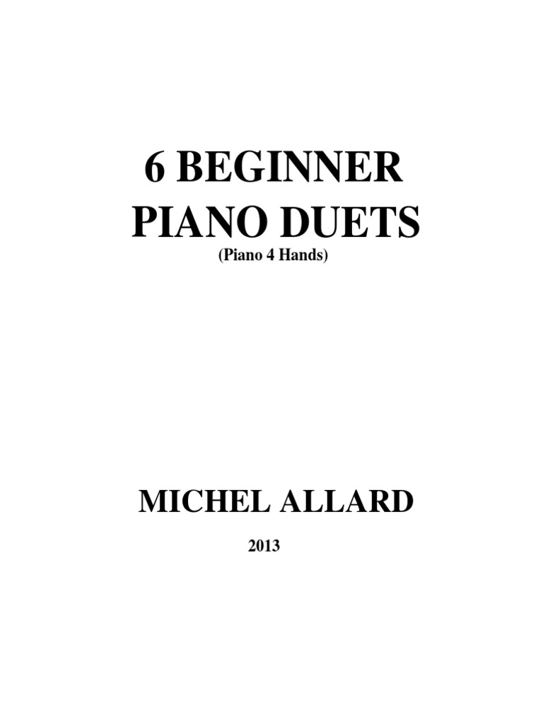 6 Beginner Duets | PDF