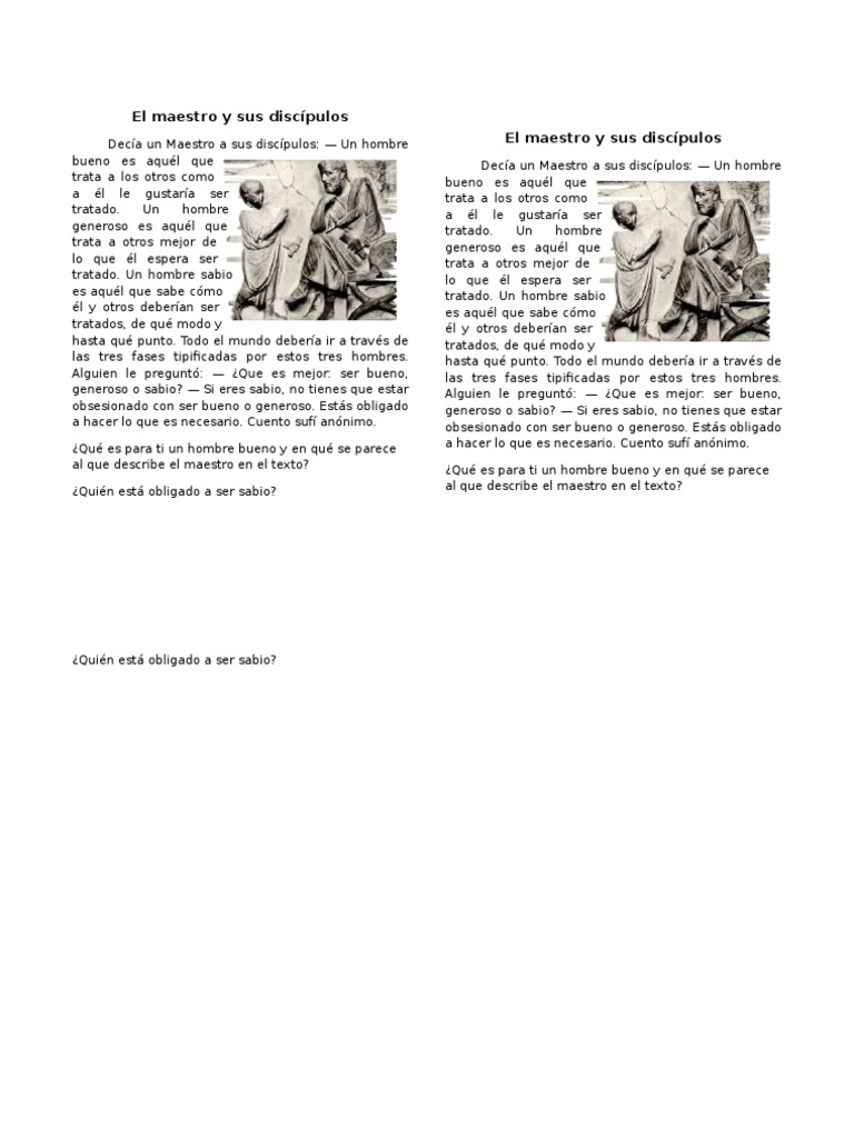 El Maestro y Sus Discipulos | PDF