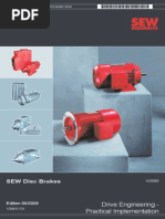 SEW Disc Brake Technical Data | PDF | Electric Motor | Brake