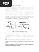 Partes de un Talud y su Definición | PDF