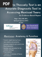 MRI Meniscus Tear Grading Guide | PDF