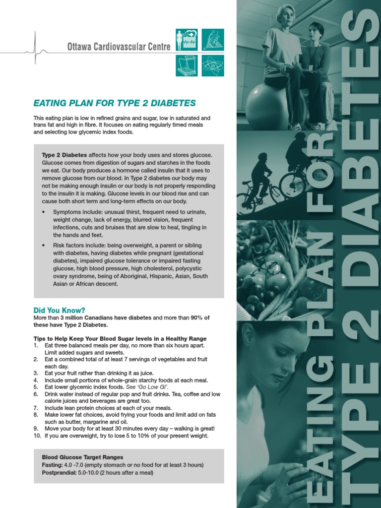 Type2 Diabetes Eating Plan 2010 PDF | PDF | Glycemic Index | Diabetes ...