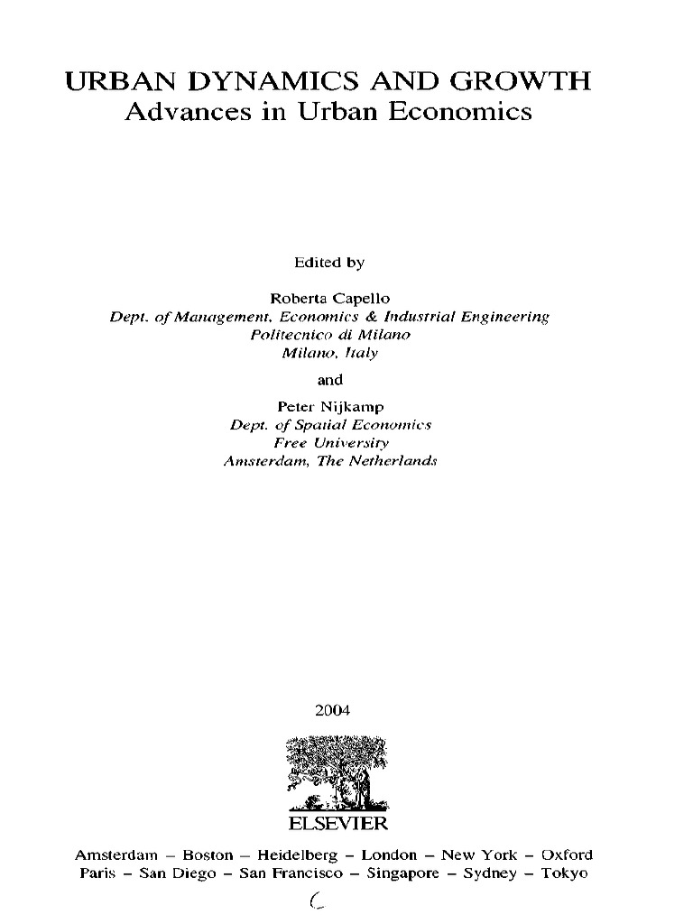 Urban Dynamics Growth | PDF | Spatial Analysis | Economics