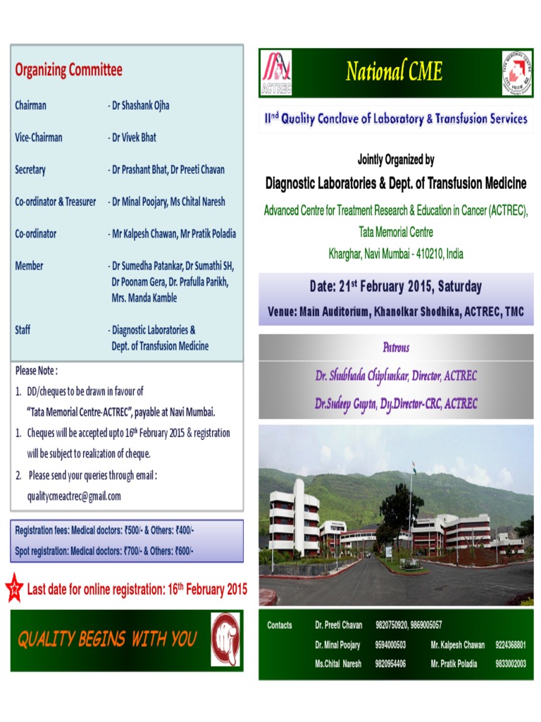 CME Brochure 21 Feb 2015 | PDF | Medicine | Health Care