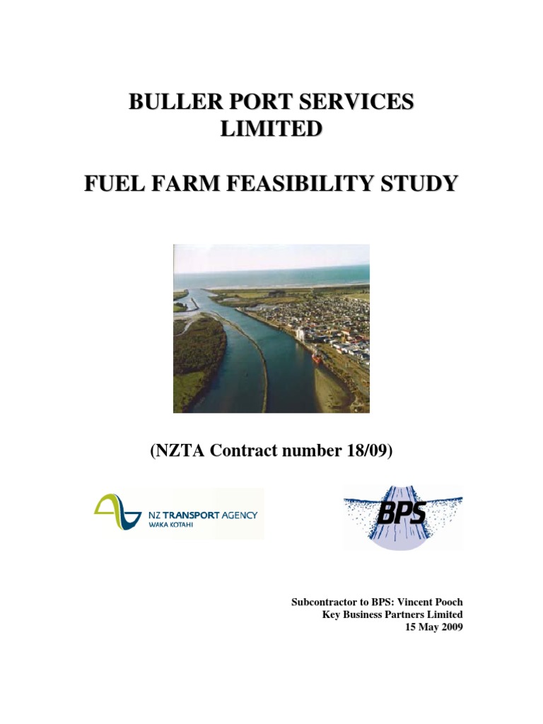 Fuel Farm Feasibility Study | PDF | Oil Tanker | Port