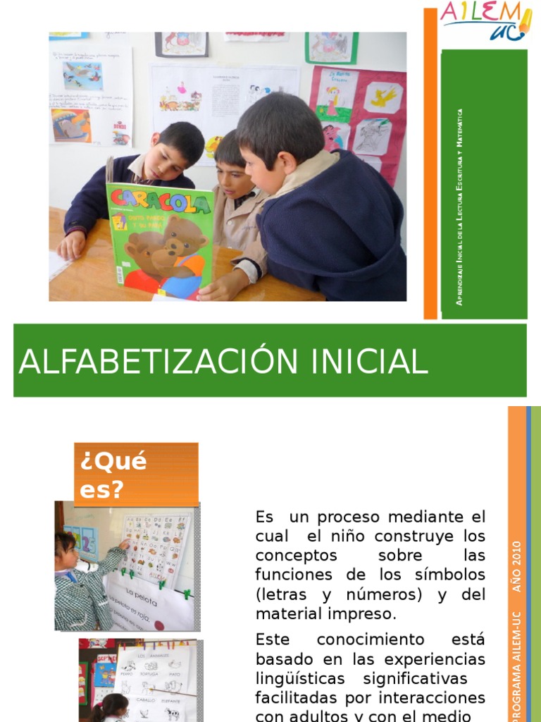 Alfabetización Inicial | PDF | Palabra | Literatura