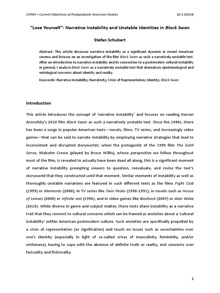 Black Swan | PDF | Social Science | General Fiction