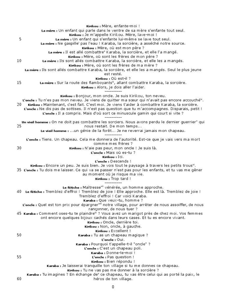 Kirikou Et La Sorciere | PDF | Plantes | La nature