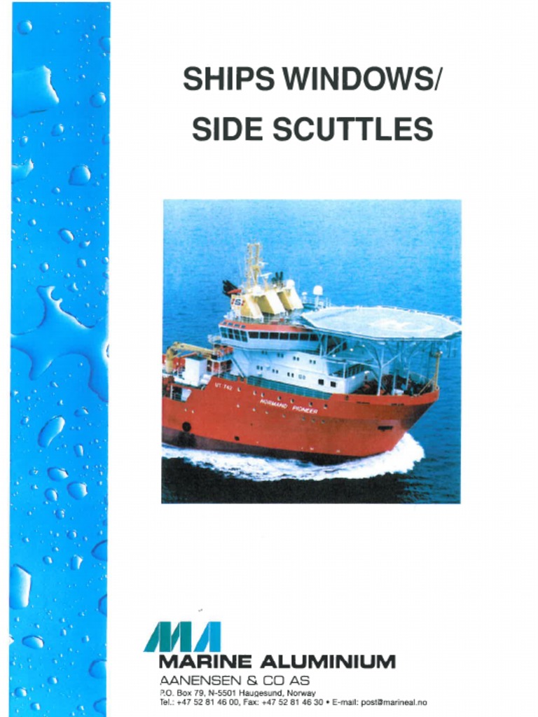 Ships Windows and Side Scuttles | PDF