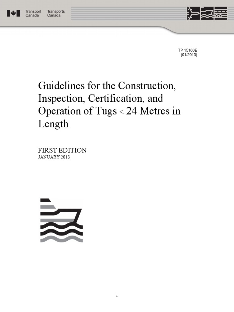 Guidelines For The Construction, Inspection, Certification, and ...