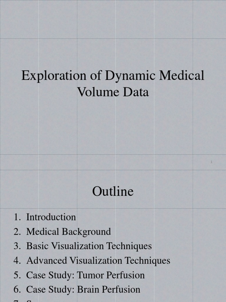 Exploration of Dynamic Medical Volume Data | PDF | Magnetic Resonance ...