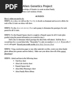 Superhero Genetics Project Guide | PDF | Zygosity | Dominance (Genetics)
