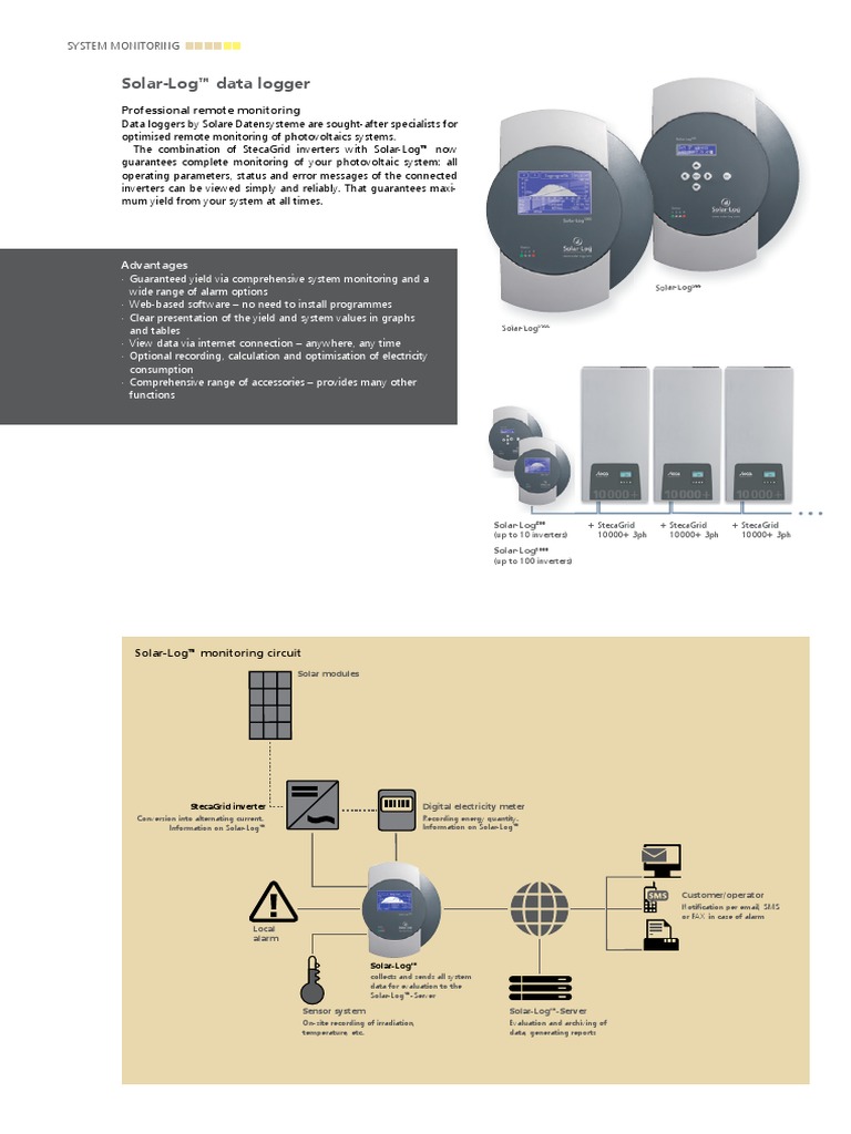Solar Log | PDF | Photovoltaic System | Electrical Engineering