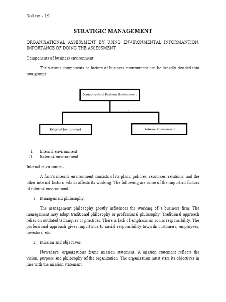 Components of Business Environment | PDF | Economics | Strategic Management